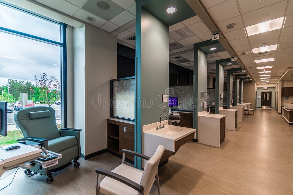Fancy Clean Hospital Lobby Just Built Editorial Photo - Image of ...