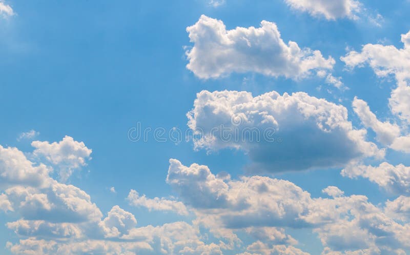 Fancy Clouds that Look Like Animals. Blue Sky with Beautiful White ...