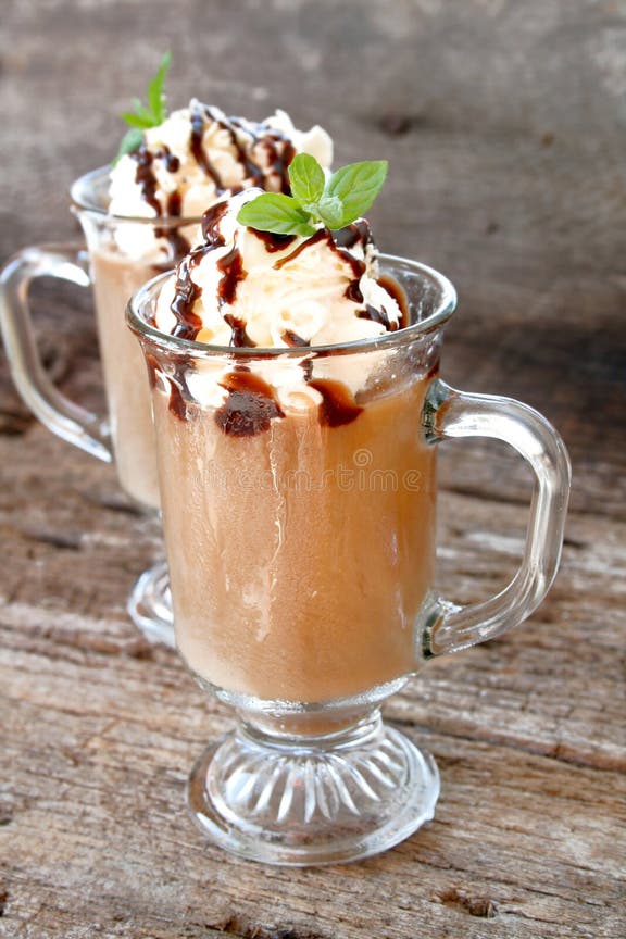 Fancy Coffee stock image. Image of mint, alcoholic, cream - 9828231