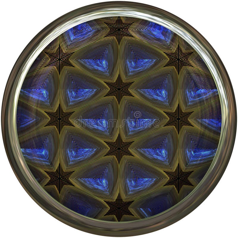 Fancy colored round button stock illustration. Illustration of button ...