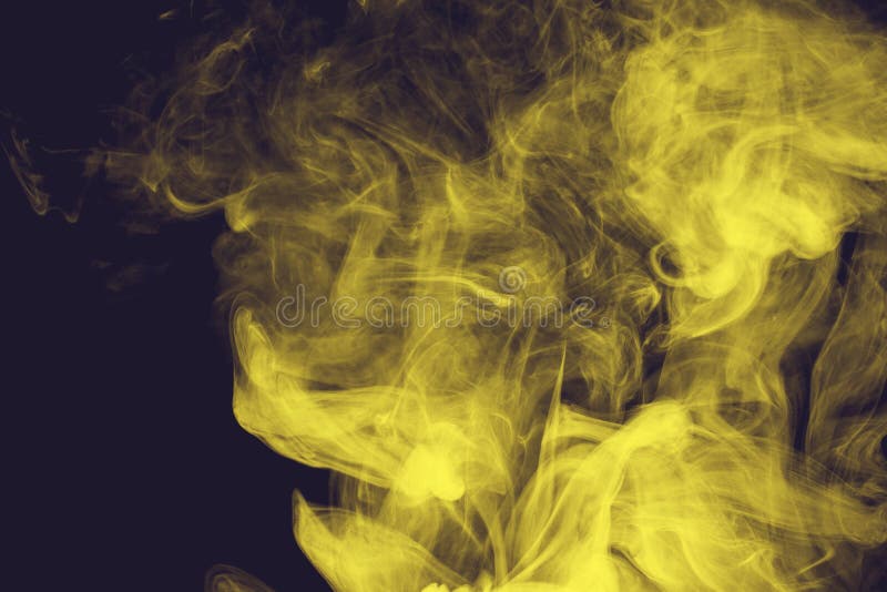 Fancy Colored Smoke. Curls and Clouds of Colored Smoke Stock Image ...