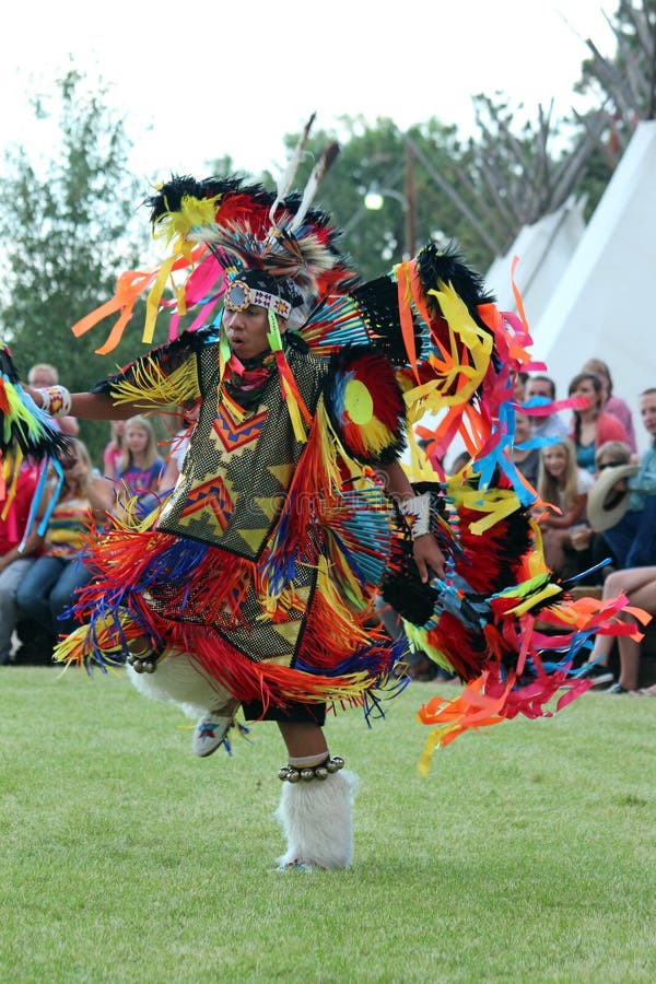 Pow Wow Dancer stock photo. Image of competion, cermonies - 28920