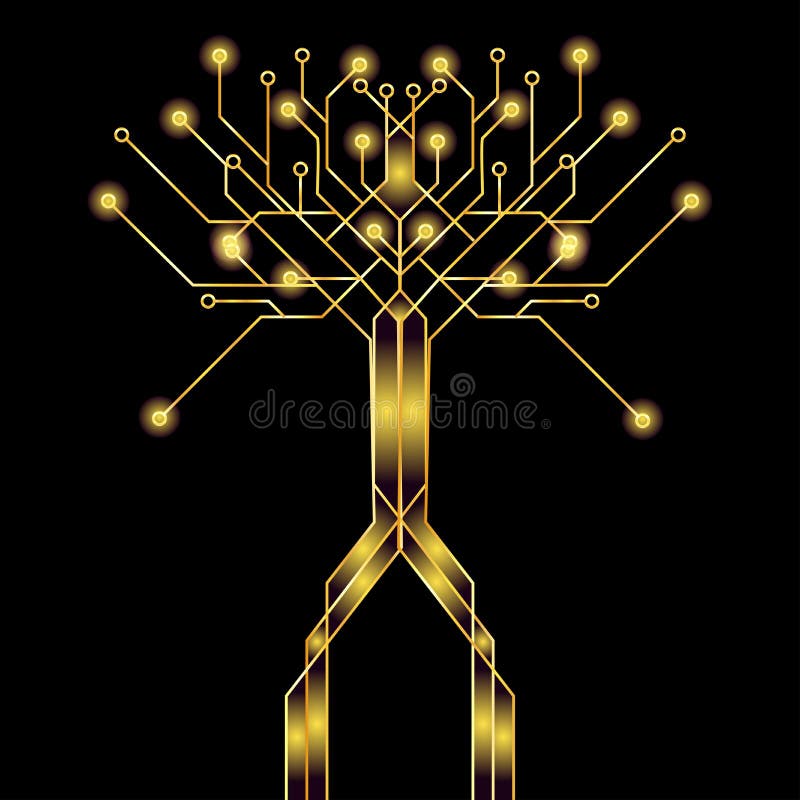 Gold Circuit Board Stock Illustrations – 2,788 Gold Circuit Board Stock ...