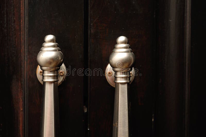 Fancy door handles stock image. Image of graphic, details - 77402177