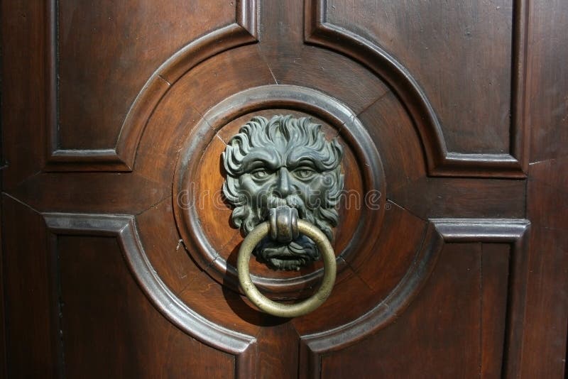 Fancy door knocker stock photo. Image of entry, knockers - 3347172