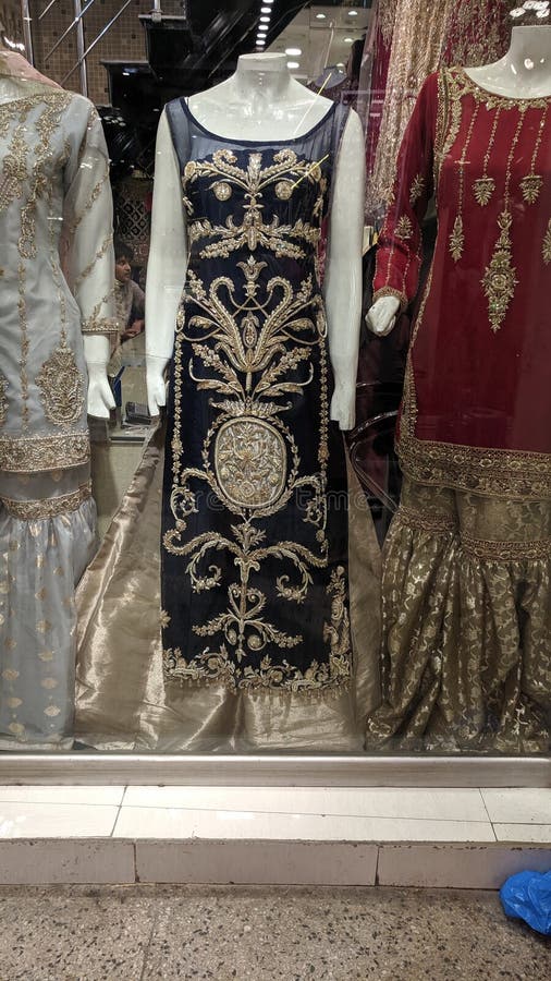 Fancy dress new design stock image. Image of dress, woman - 230047615