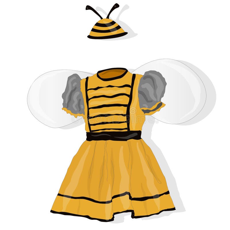 Fancy Dress Vector Isolated Stock Vector - Illustration of halloween ...