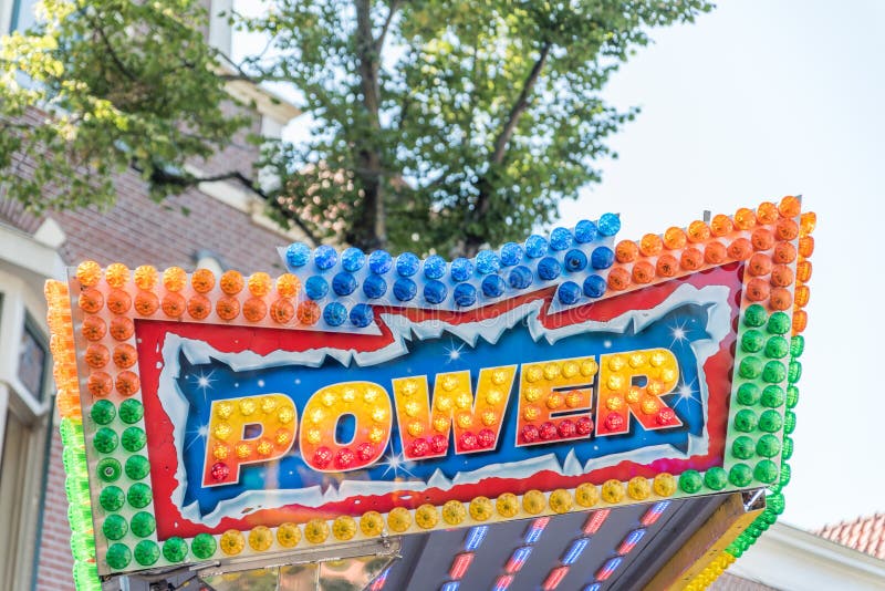 Fancy Fair Entertainment Attributes Signs for Banners and Text Stock ...