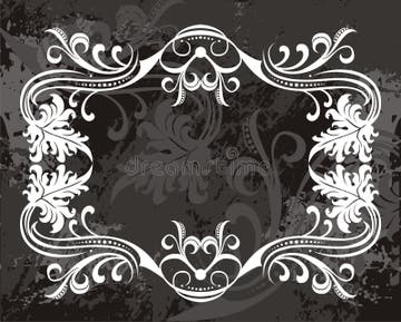 Fancy Black White Design Stock Illustrations – 20,086 Fancy Black White ...