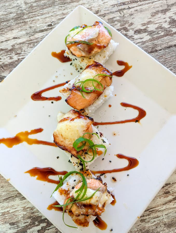 Fancy Fish Dishes in Oahu Hawaii Stock Photo - Image of sauce, healthy ...