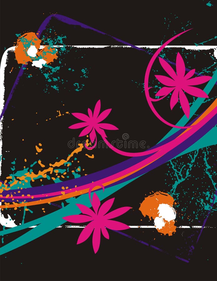 Fancy Floral Filagree Frame Vector Illustration Stock Vector ...