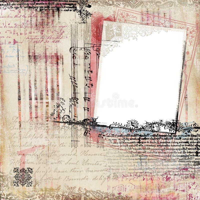 Fancy Flourish Border Frame Stock Illustration - Illustration of frame ...