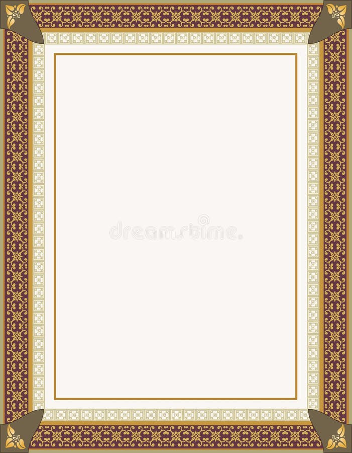 Fancy frame stock illustration. Illustration of traditional - 28052298
