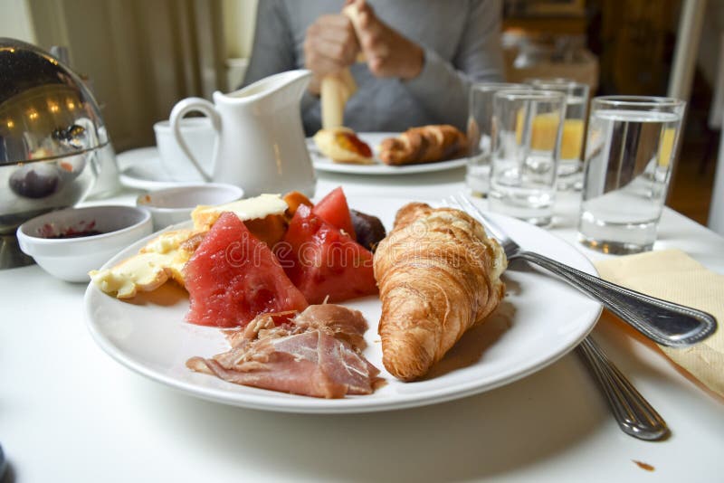 Fancy French breakfast stock photo. Image of french, hotel - 95244918