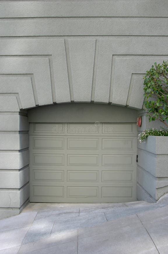 Fancy Garage 2 stock image. Image of door, facade, garage - 334541