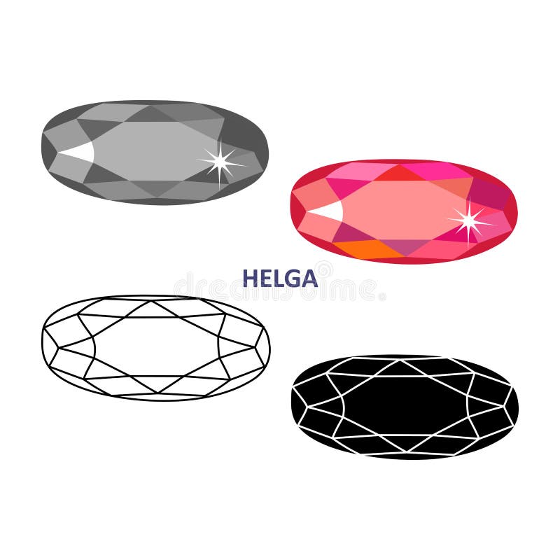 Outline Faceted Gem Stock Illustrations – 136 Outline Faceted Gem Stock Illustrations, Vectors ...