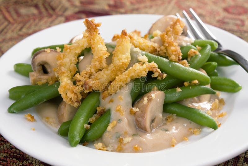 Fancy Green Bean Casserole stock image. Image of vegetable - 16507137