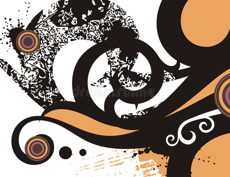 Fancy grunge background stock vector. Illustration of decoration - 2177625