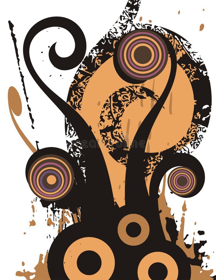 Fancy grunge background stock vector. Illustration of decorative - 2177776