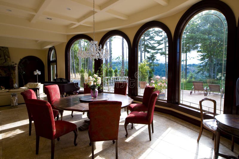 Fancy House stock image. Image of view, chairs, room - 18897575