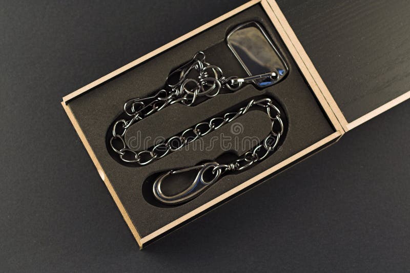 Fancy key holder with box stock photo. Image of wooden - 8950832