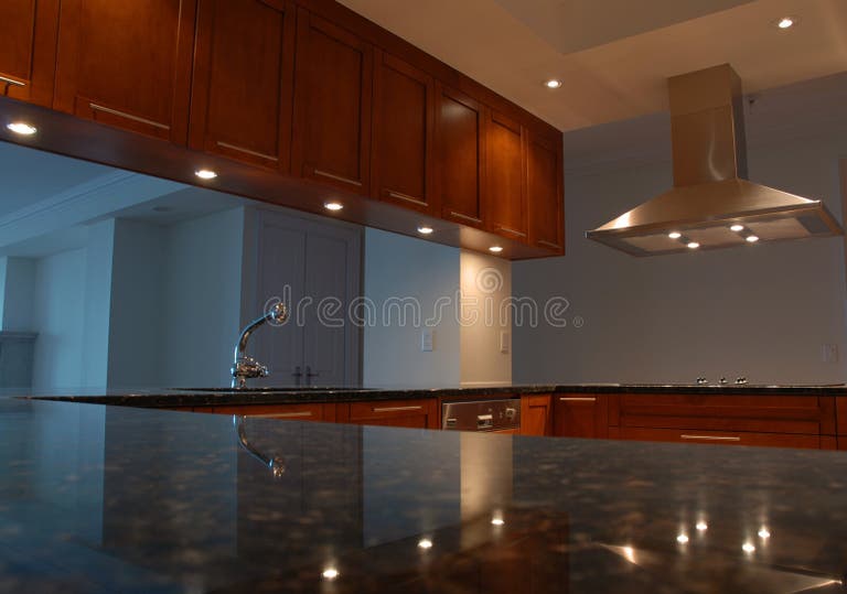 Fancy Kitchen Counter stock photo. Image of cook, dinner - 3126678