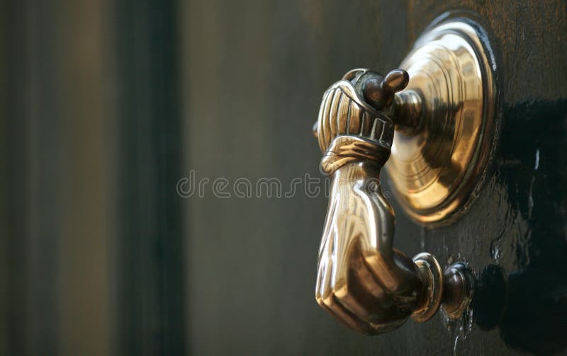 Fancy knocker stock photo. Image of handle, design, france - 16145092