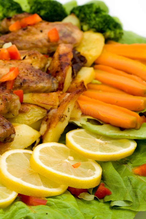 Fancy meal stock photo. Image of broccoli, fancy, lunch - 7598496