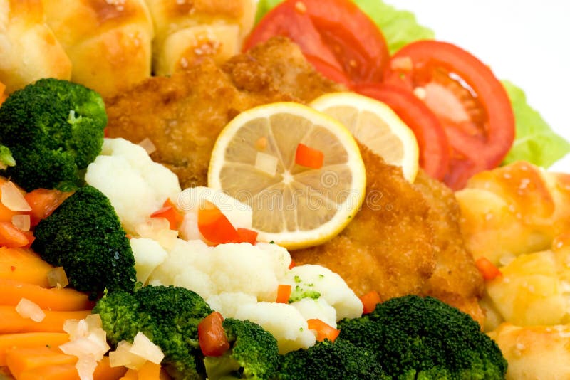 Fancy meal stock photo. Image of carrot, beef, lemon, steak - 7602198