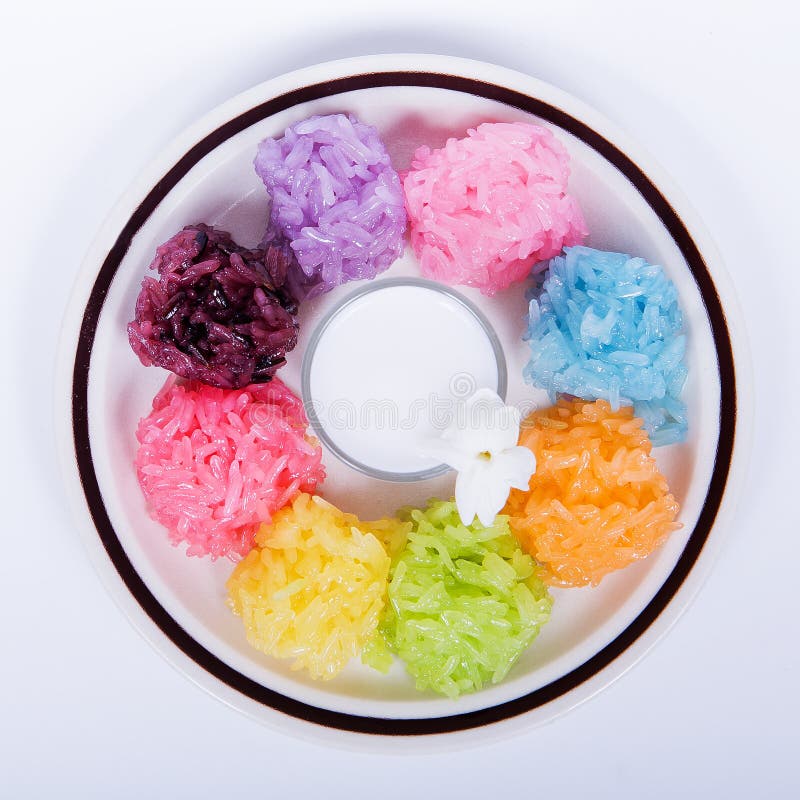 Fancy Moon rice. stock photo. Image of waxy, pink, green - 37778360