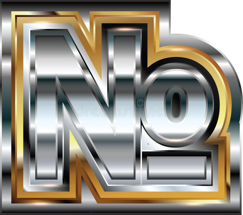 Fancy Number symbol stock vector. Illustration of profit - 100614639