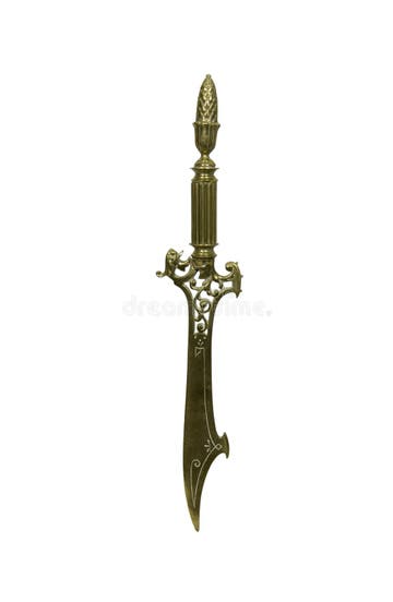 Fancy ornamental dagger stock photo. Image of metal, ornamental - 9584564