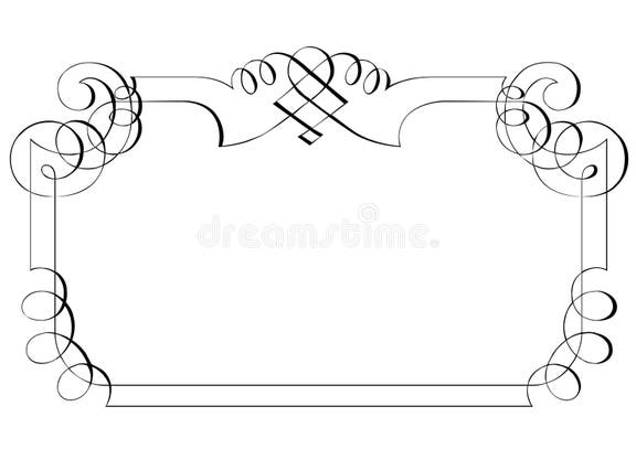 Fancy Page Border Two stock vector. Illustration of clip - 31736457