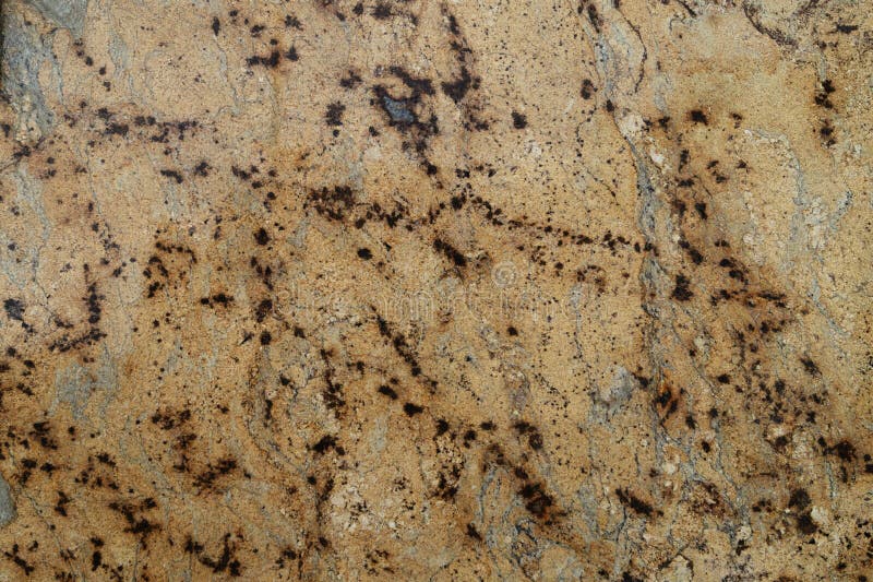 Fancy Pattern on Polished Granite Slab Stock Image - Image of granite ...