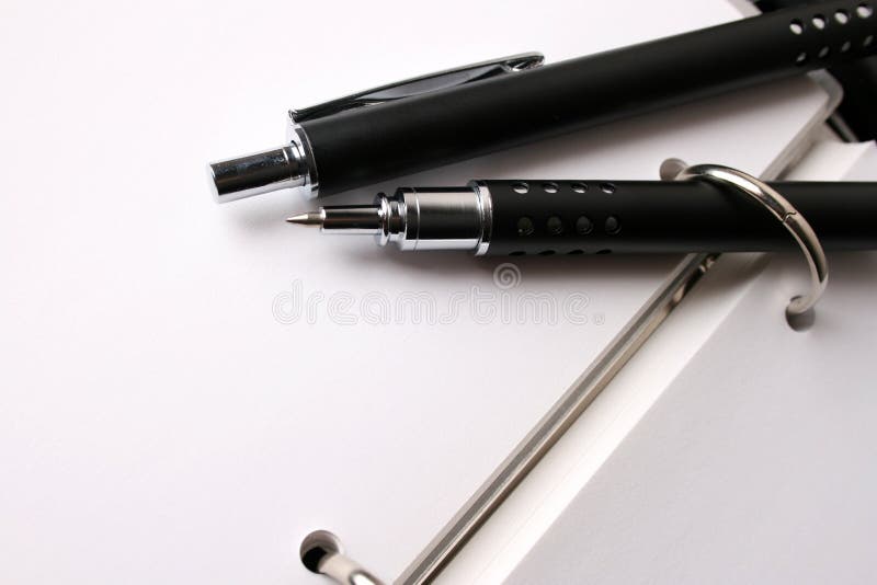 Fancy Pen Set stock image. Image of utensils, stationery - 4290881