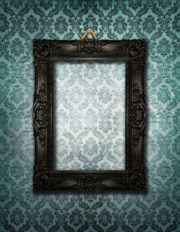 Fancy photo frame stock image. Image of distressed, gold - 11839069