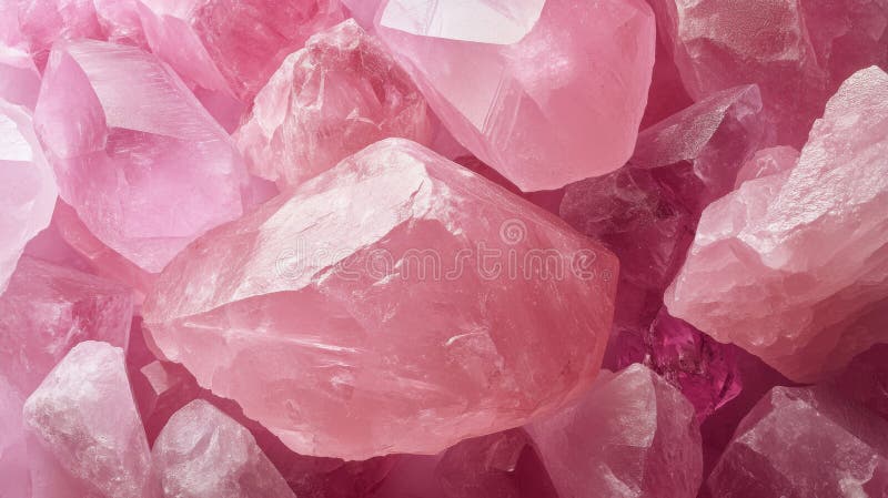Fancy Pink Rose Quartz Textured Background Stock Illustration ...