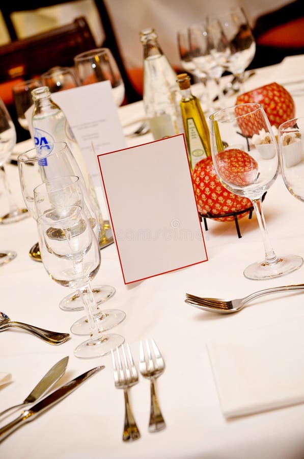 Fancy table settings stock photo. Image of fancy, luxury - 7862552