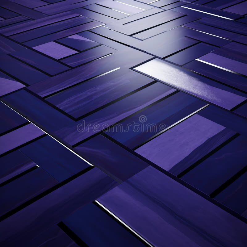 Distorted Realities: Black and Purple Wooden Tile Floor Stock ...