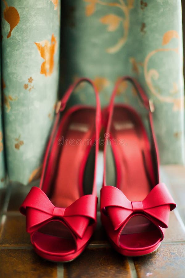 Red high heels stock image. Image of clothing, high, design - 54126041