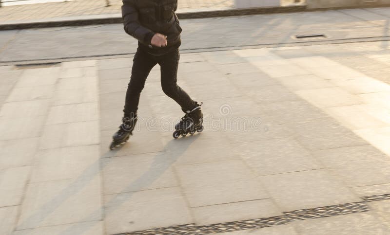 Of fancy Roller Skating stock image. Image of action - 48649555