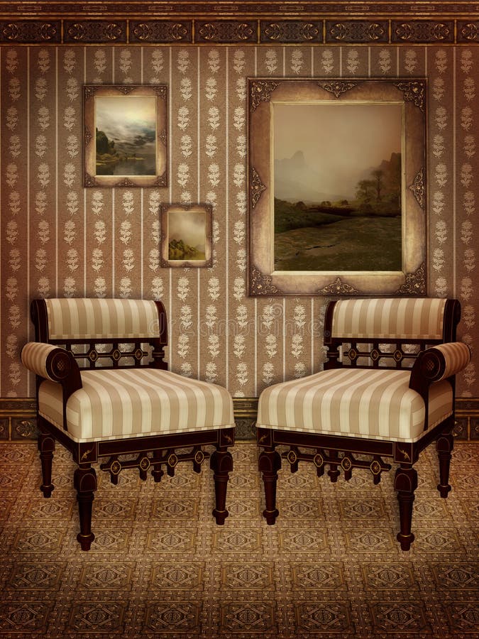 Fancy room 3 stock illustration. Illustration of fantasy - 13716653