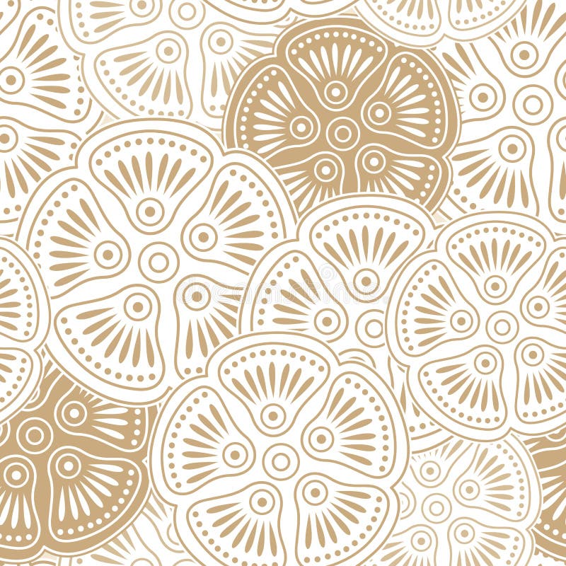 Seamless Luxurious Silver Floral Wallpaper Stock Vector - Illustration ...