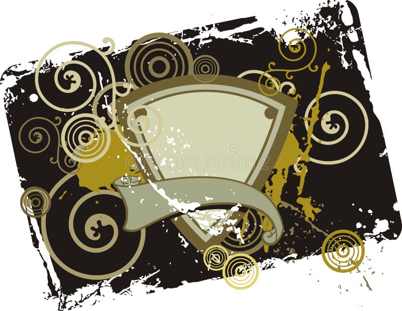 Fancy shield background stock vector. Illustration of graphic - 2322935