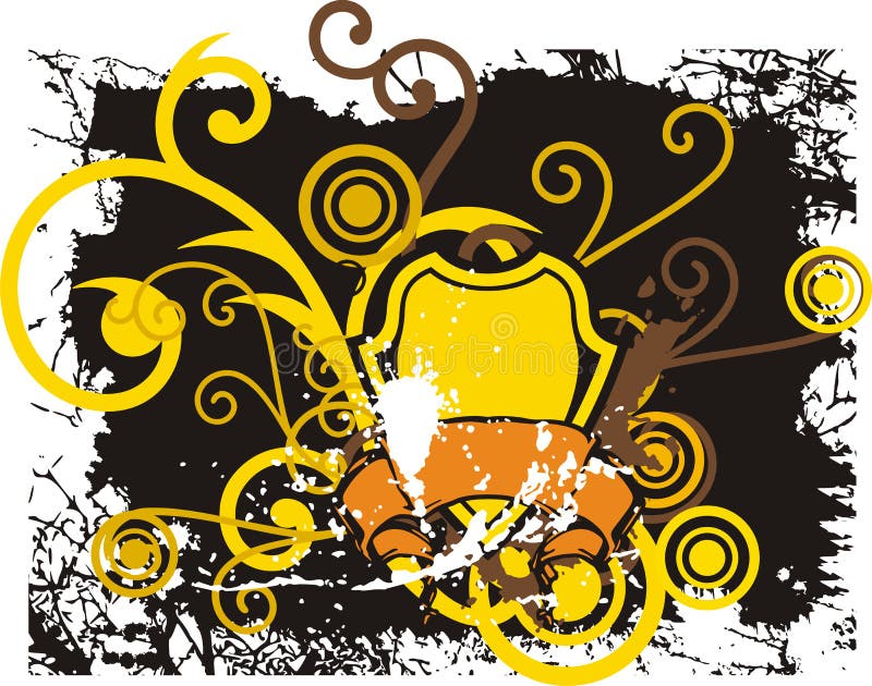 Fancy shield background stock vector. Illustration of background - 2323129