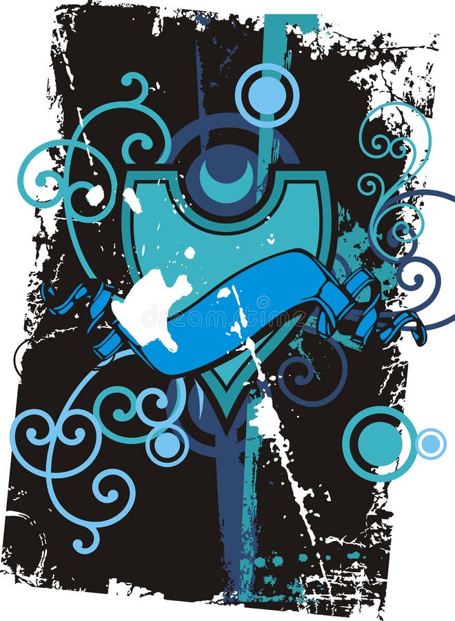 Fancy shield background stock vector. Illustration of background - 2323129