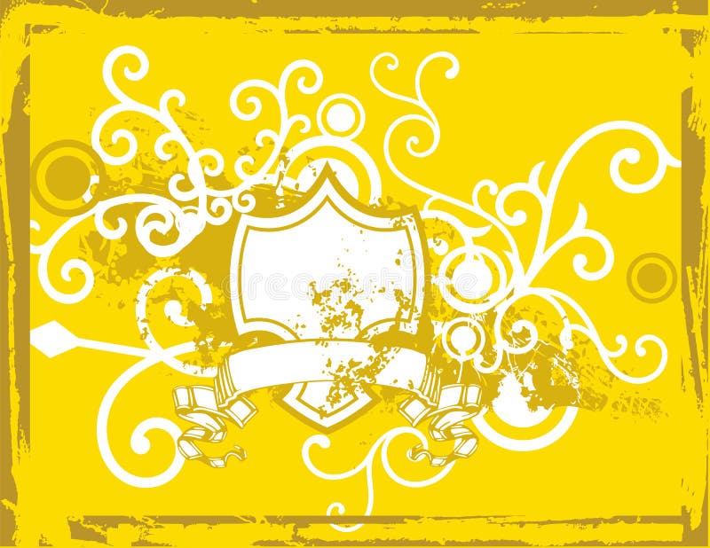 Fancy shield background stock vector. Illustration of banner - 2323098