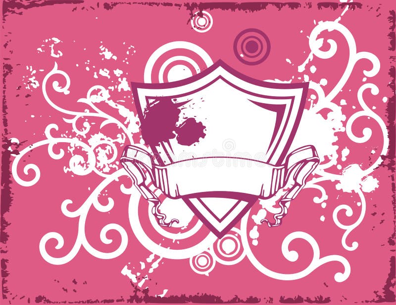 Fancy shield background stock vector. Illustration of background - 2323129