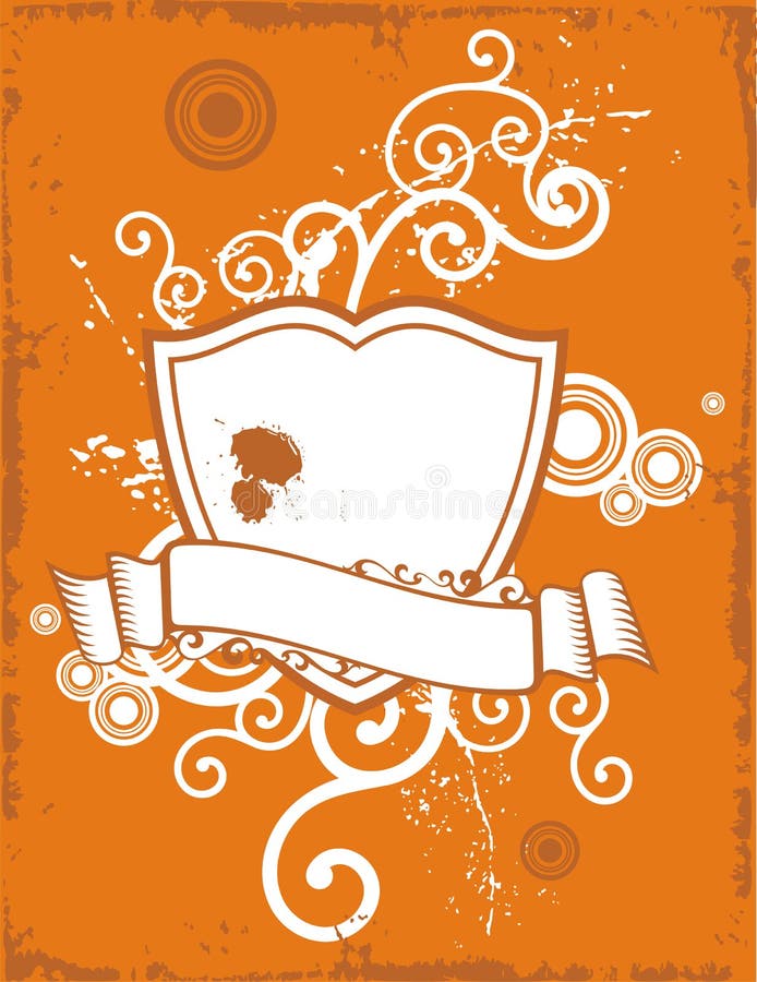 Fancy shield background stock vector. Illustration of decorative - 2323207