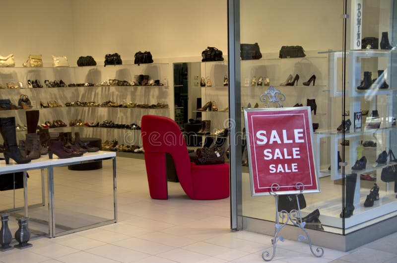 Shoe fashion store stock image. Image of casual, boot - 29720409